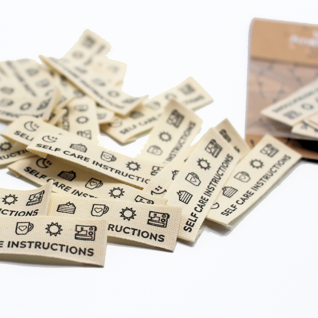 Self Care Label | Cotton Sew In LabelsSew AnonymousMade from 100% non-